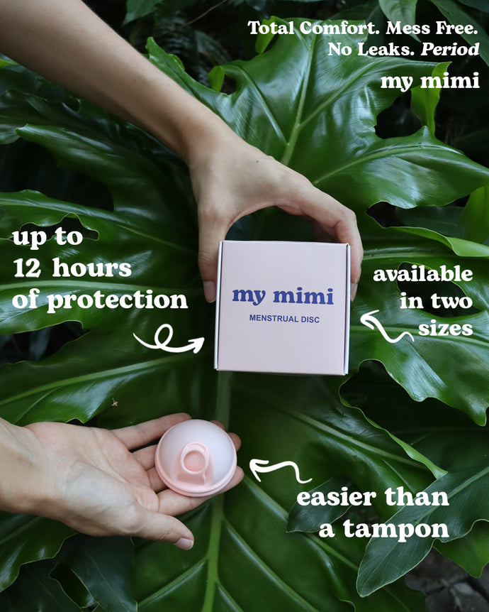 menstrual disc - comfortable & leak-free protection - my mimi